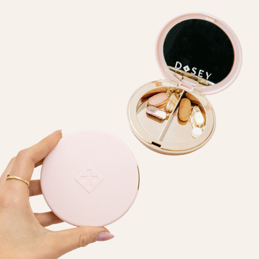 Dosey Pill Compact Case – Daily Wellness | Hey Sister!