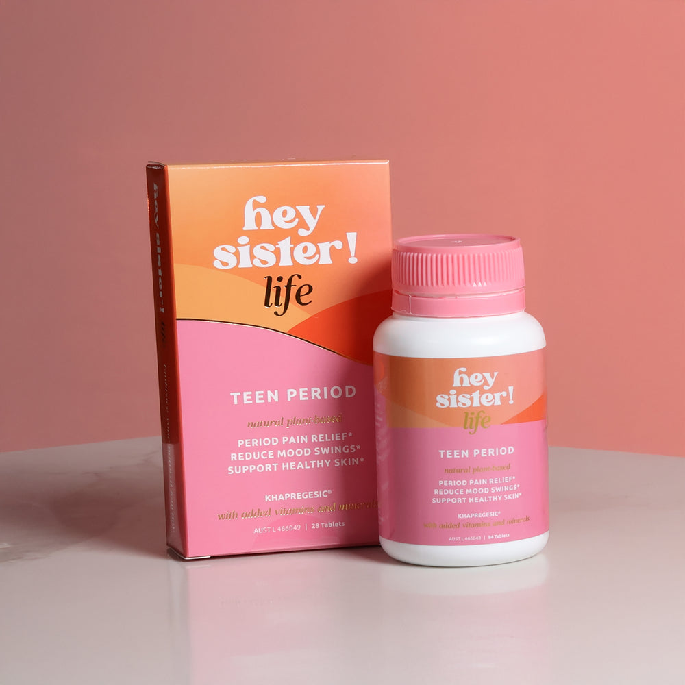 Natural Period & PMS Relief – Shop Now | Hey Sister!