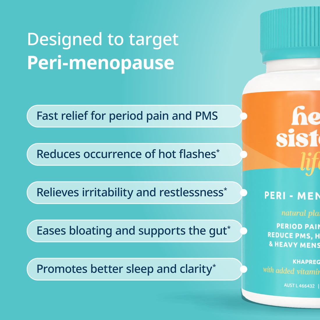 Natural Period & PMS Relief – Shop Now | Hey Sister!
