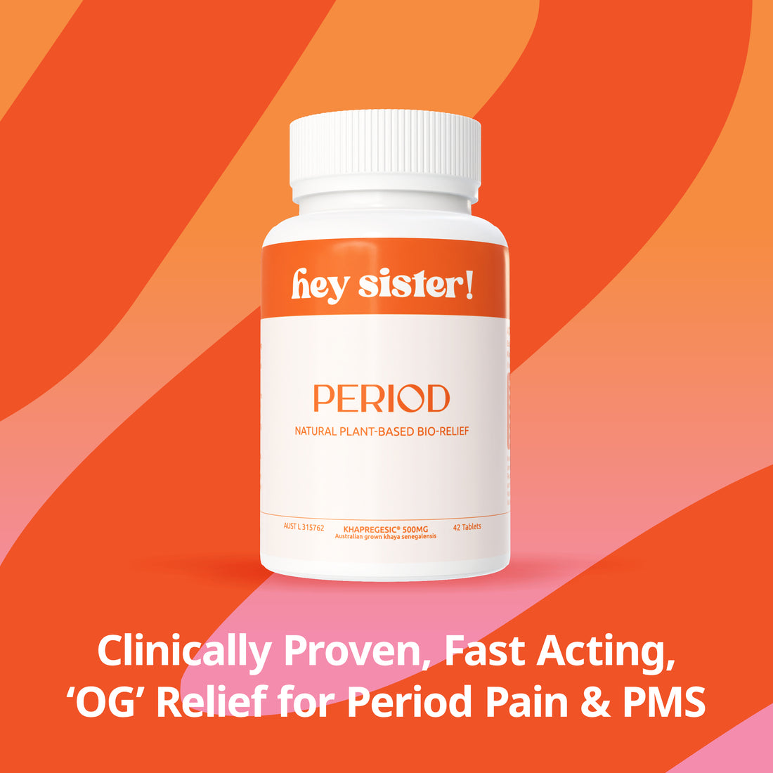Natural Period & PMS Relief – Shop Now | Hey Sister!